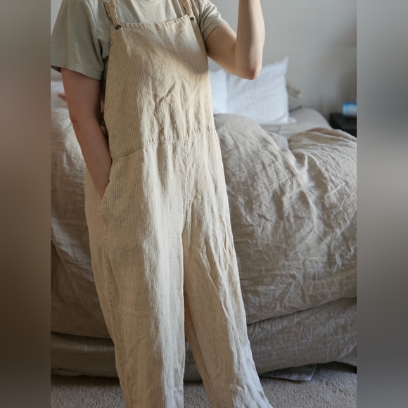 Via Vai | Pants & Jumpsuits | Vintage Via Vai By Pollero Striped Linen ...